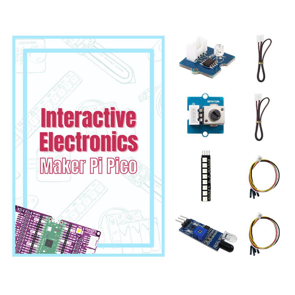Interactive Electronics Kit for Maker Pi Pico (Vol 1)